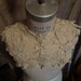 Edwardian Cream Lace Collar Antique - Etsy