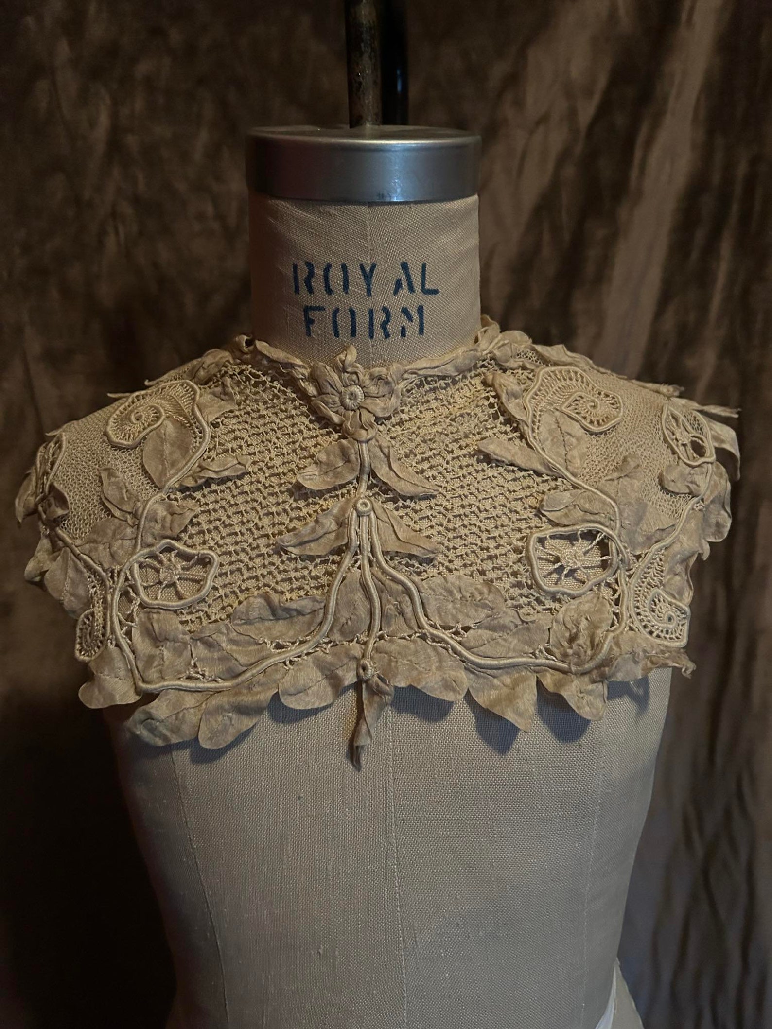Edwardian Cream Lace Collar Antique - Etsy