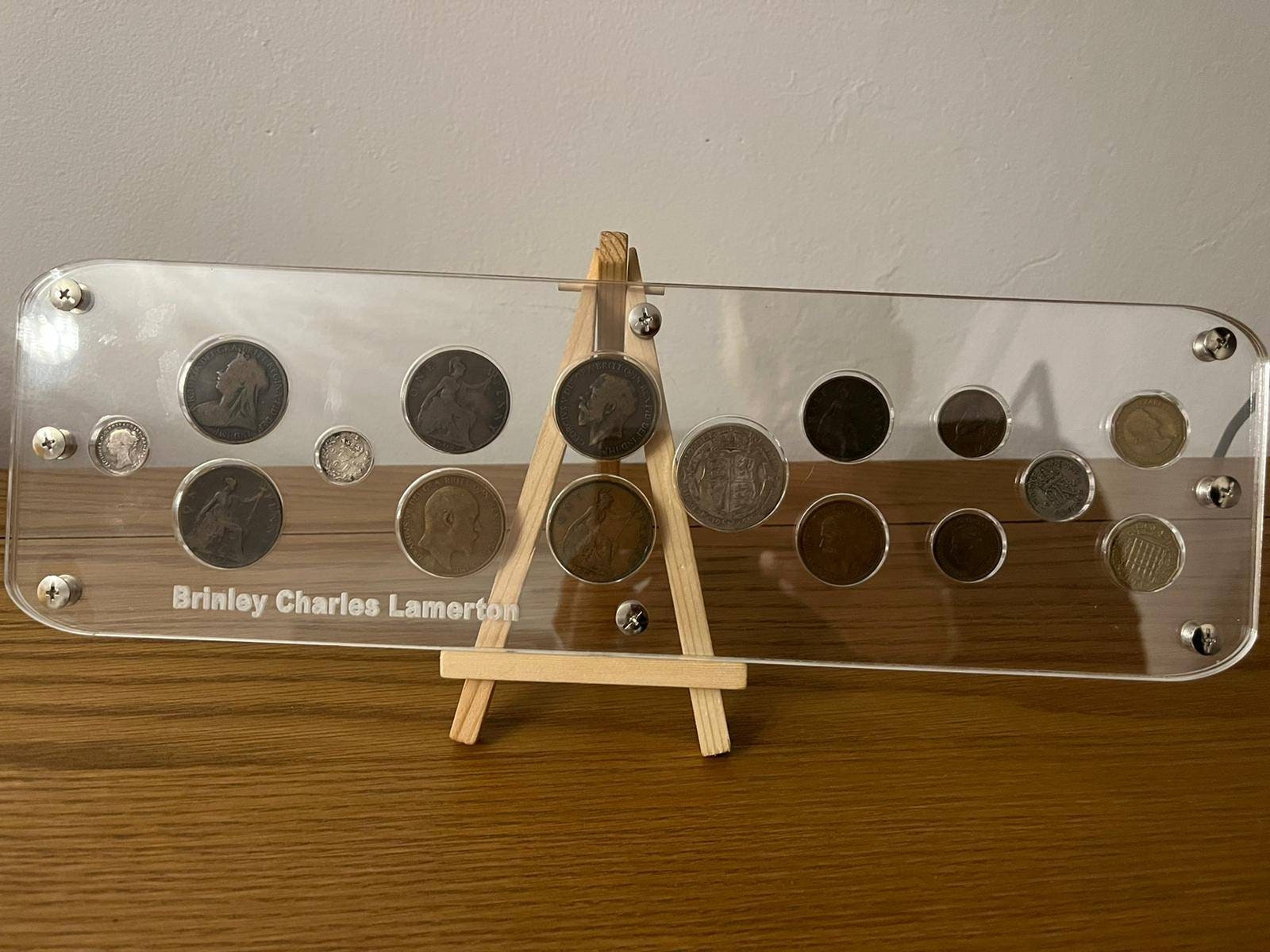 Coin Display Frame by Bare Square - Etsy