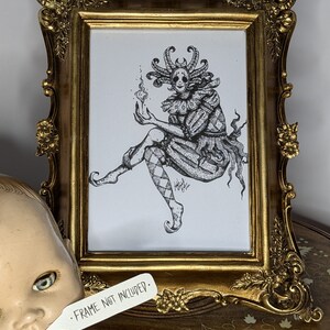 The Jester- 5x7in Art Print - Etsy