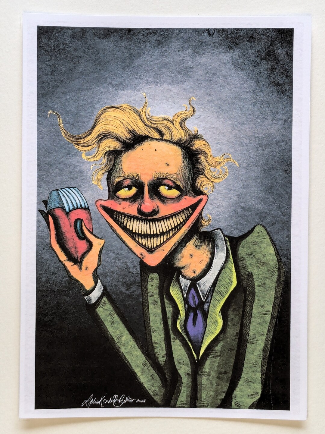 Freaky Barber 5x7in Art Print - Etsy