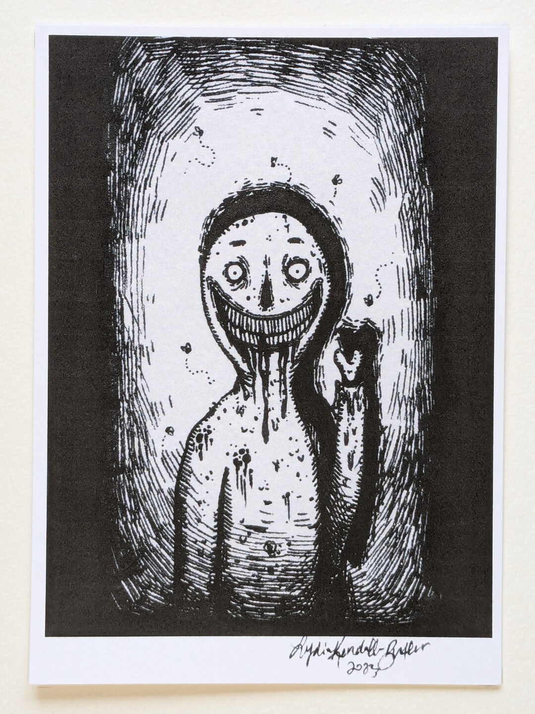 Nighttime Visitor- 5x7in Art Print - Etsy