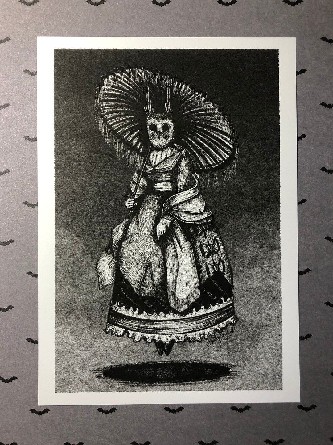 La Dama- 5x7in Art Print - Etsy España