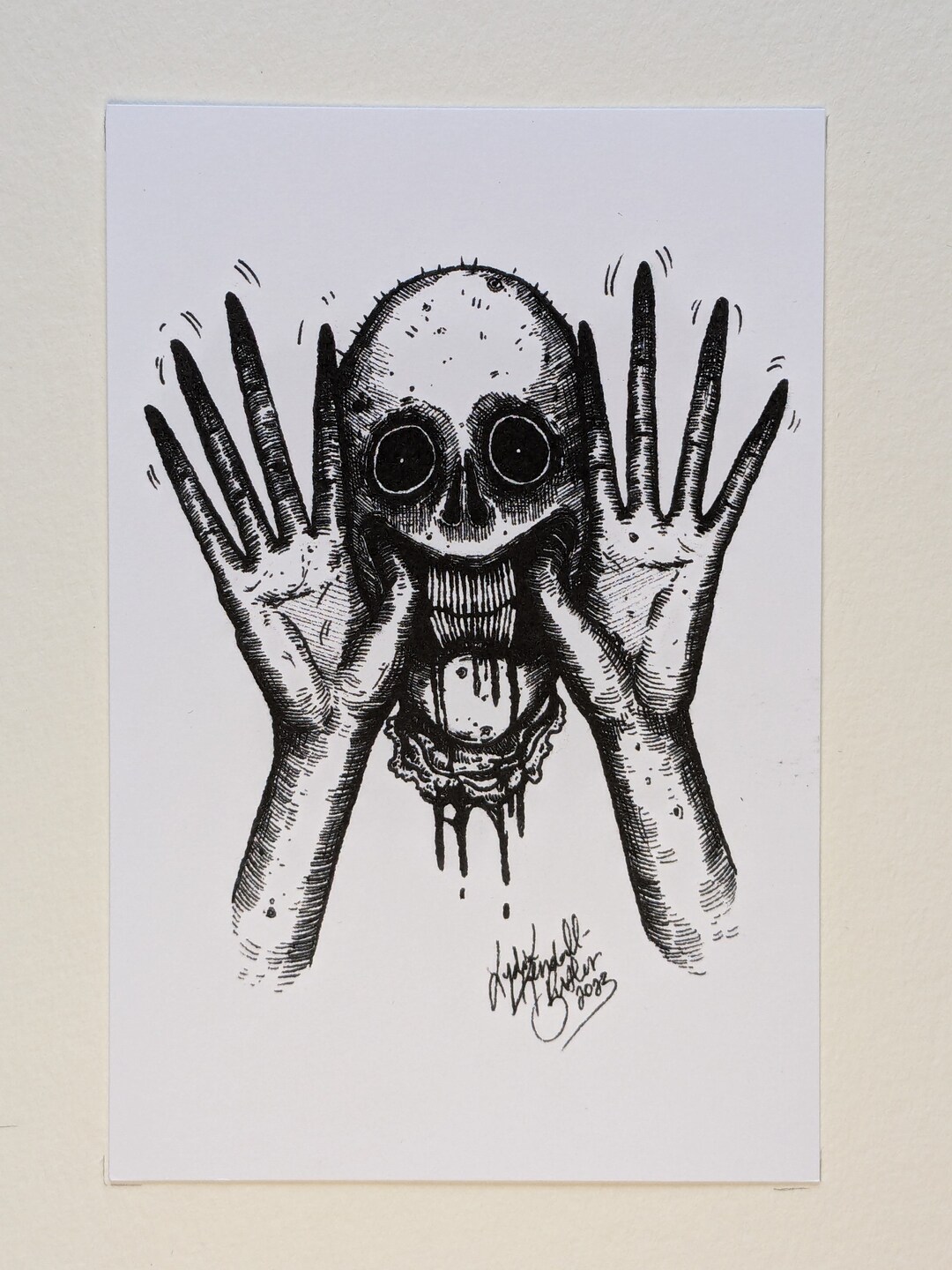 Playful Creep- 4x6in Art Print - Etsy