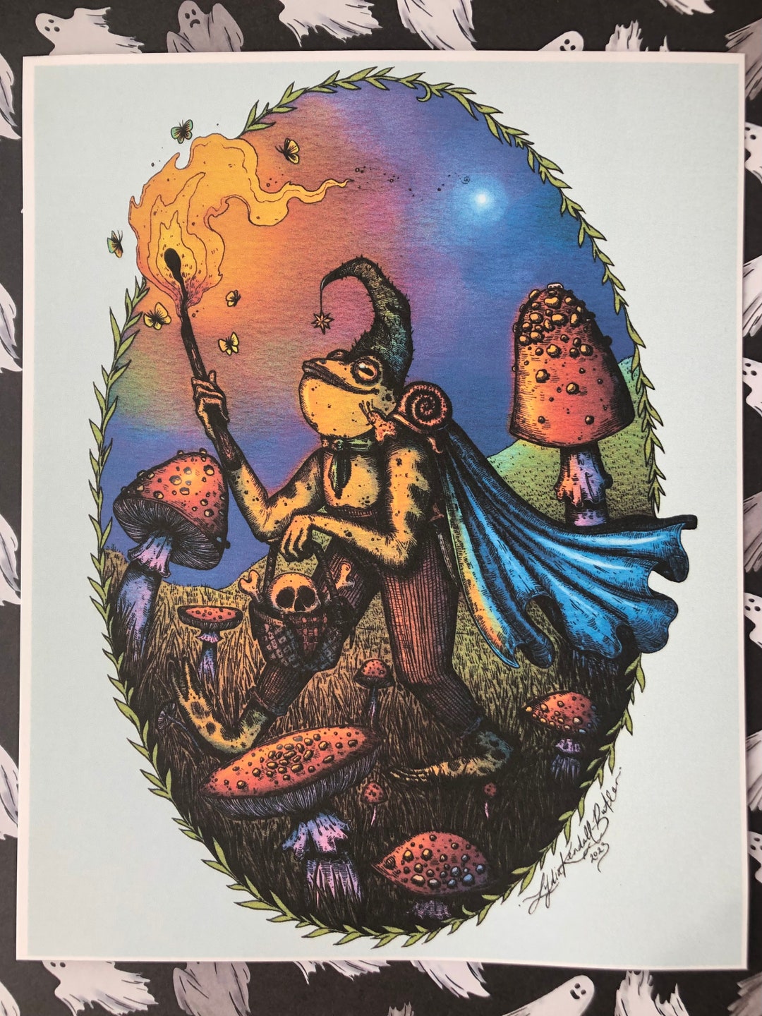 The Wandering Mage- Art Print - Etsy