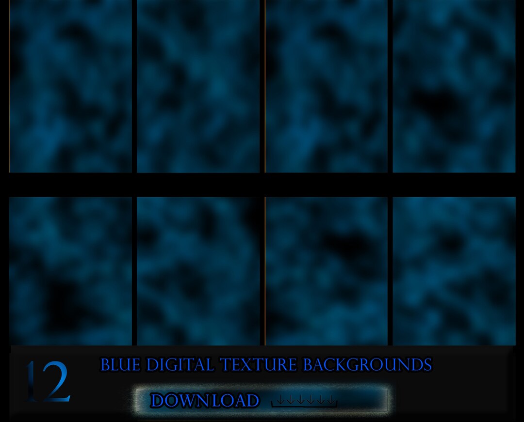 12 Blue Digital Texture Background Download - Etsy