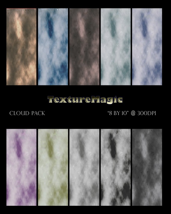 Cloud Pack Digital Backdrops Photo Backdrop Download | Etsy