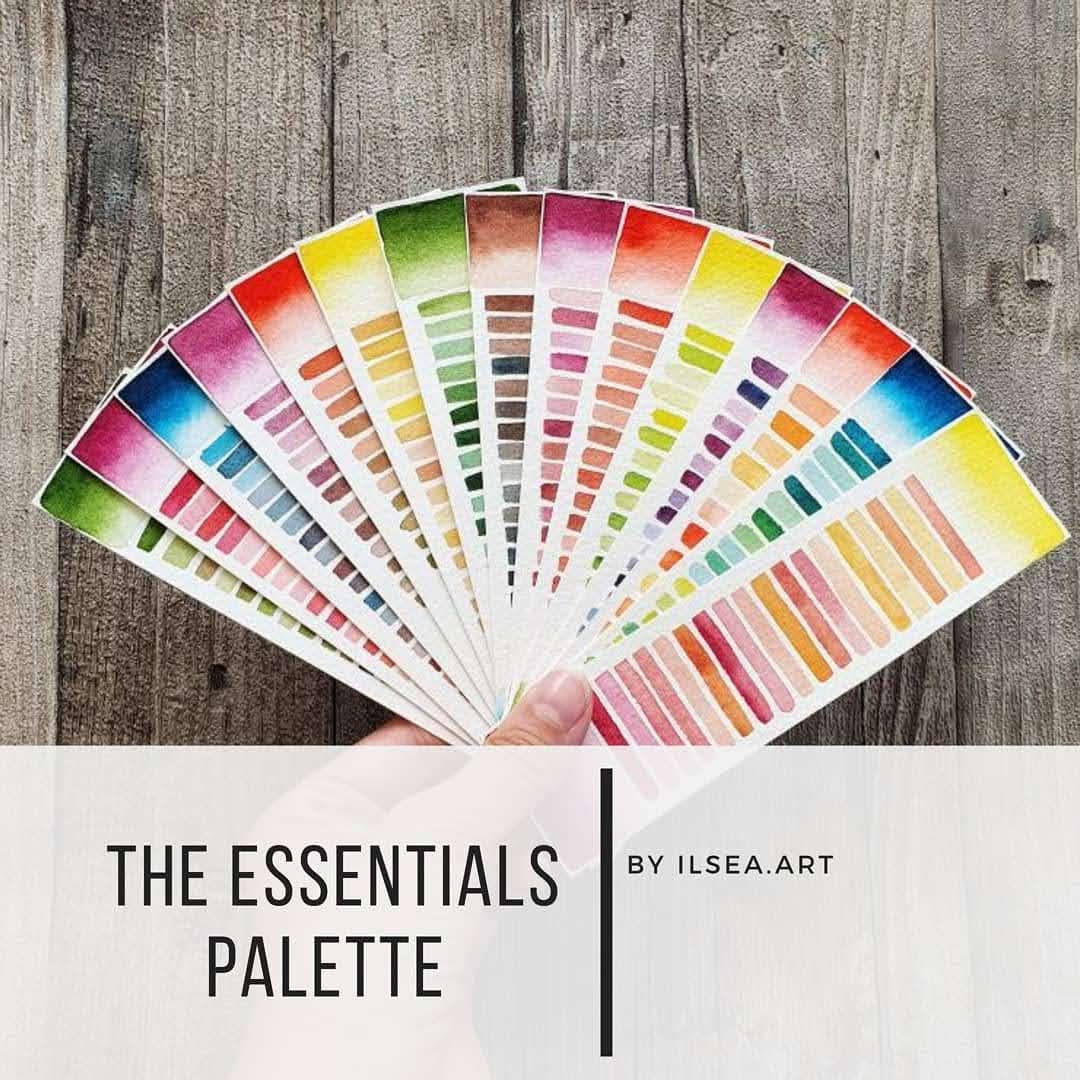 The Essentials Palette by Ilse | Watercolour Palette | - Etsy