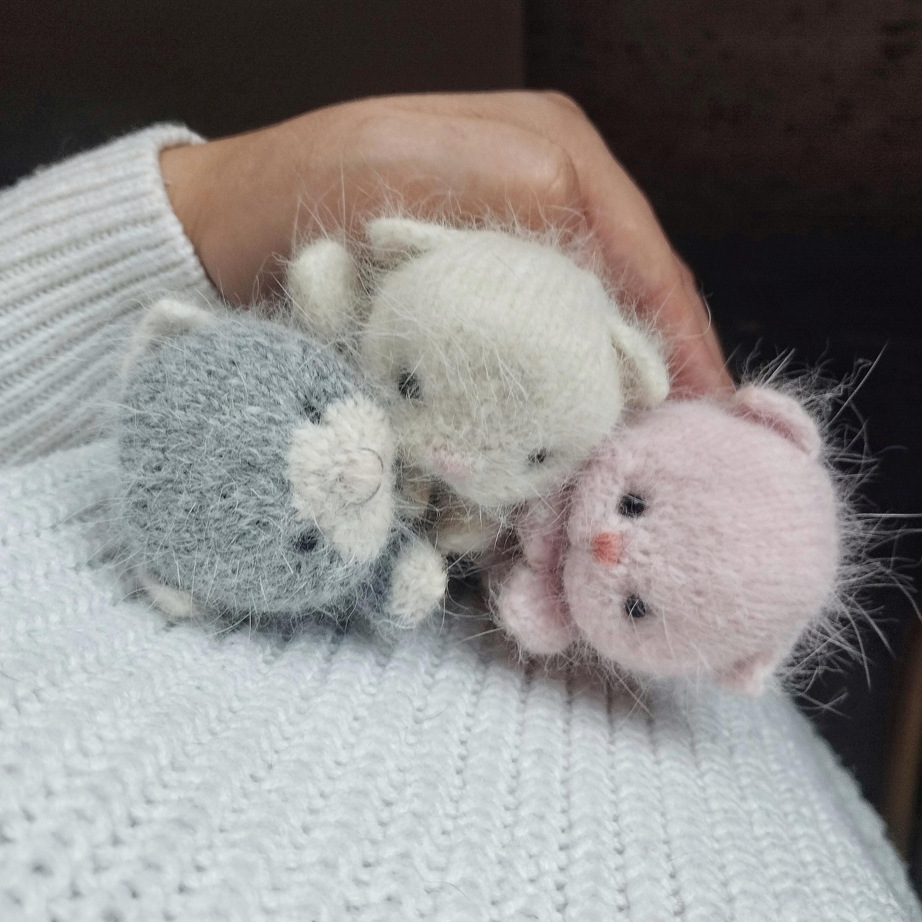 Small Knitting Kitten PDF PATTERN, Knitting Cat PDF, Amigurumi English ...