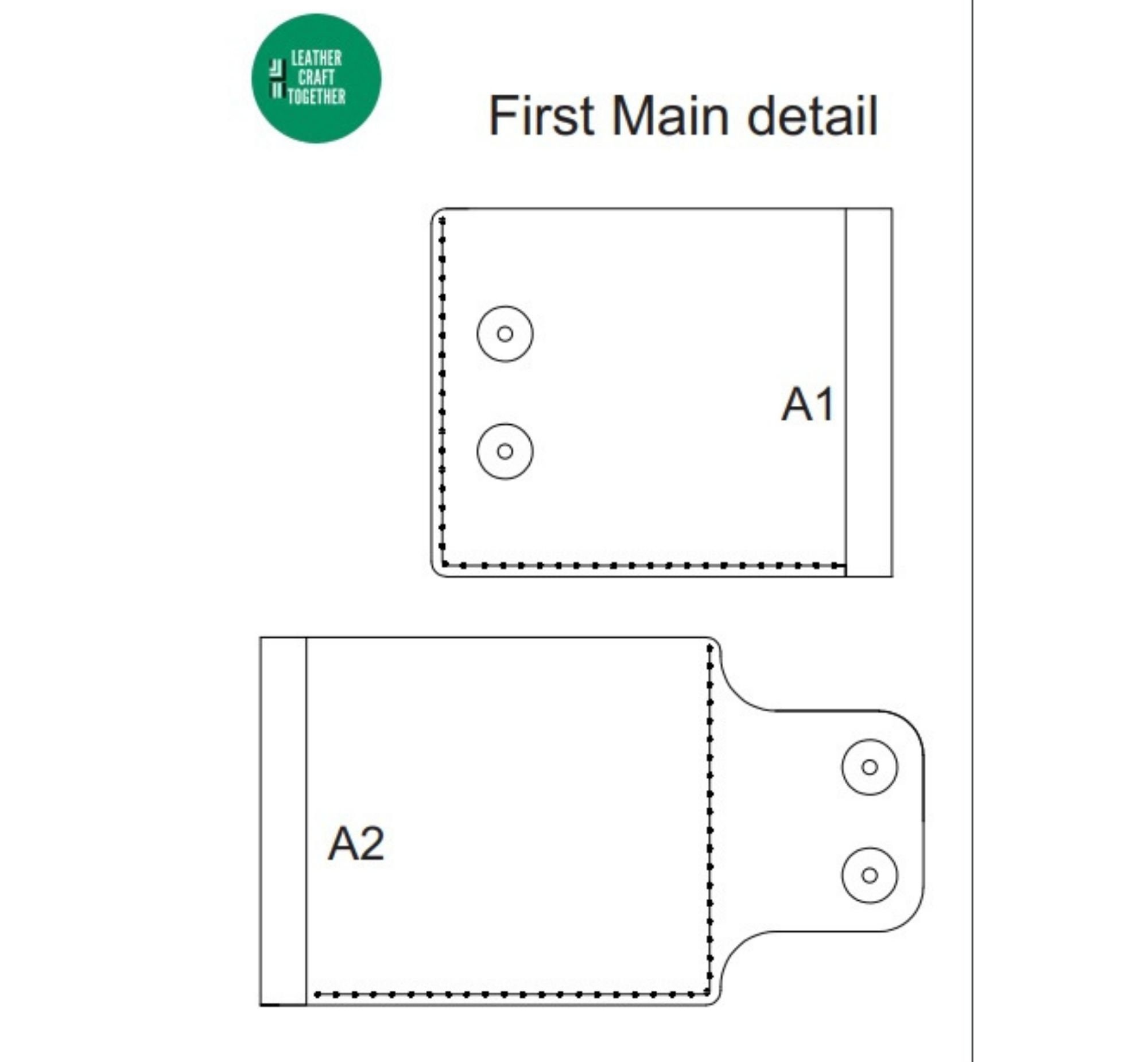 Leather Bifold Wallet PDF Pattern templates for Leather - Etsy