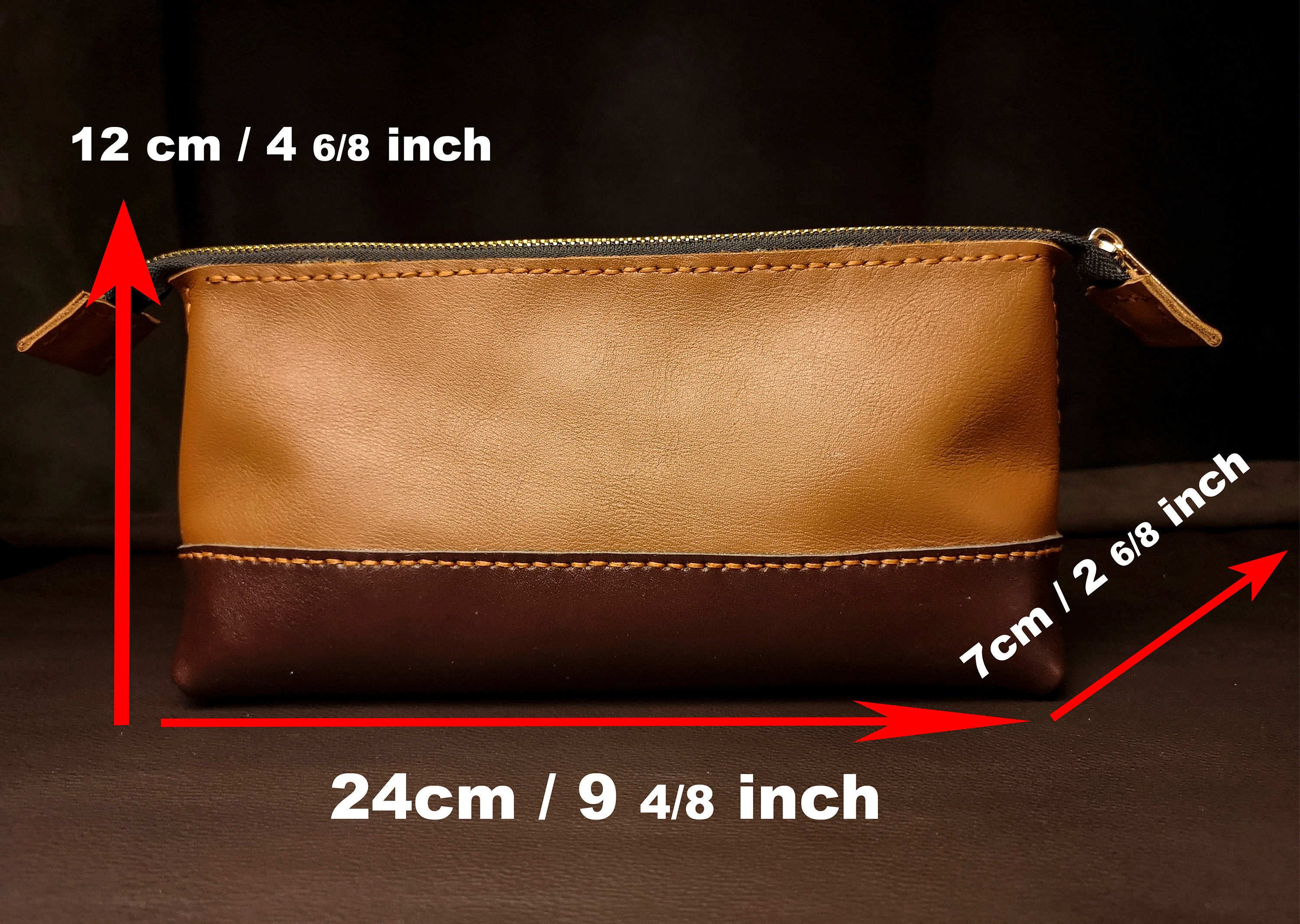 PDF Pattern for Leather Cosmetic Bag Crafting Bag Fast and - Etsy