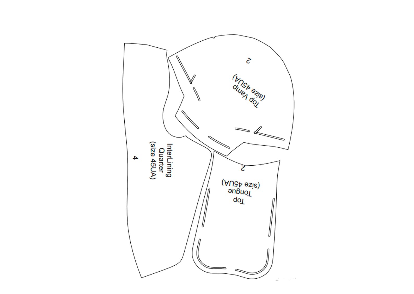 Shoe Pattern PDF for Leather Sneakers Mens Sizes. Shoe Design - Etsy