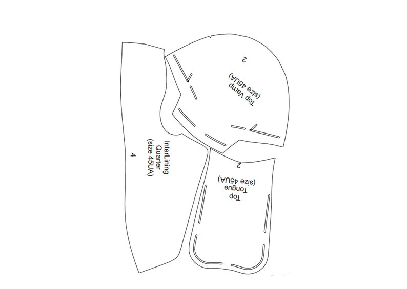 Shoe Pattern PDF for Leather Sneakers Mens Sizes. Shoe Design - Etsy