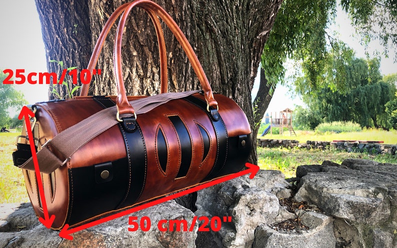 Leather Duffle Bag PDF Pattern templates Pattern for | Etsy