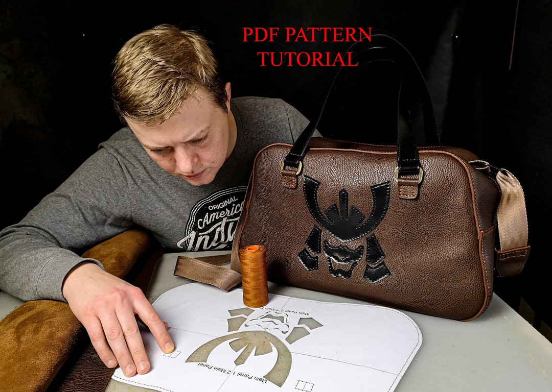 PDF Pattern for Leather Sportgym Bag With Tutorial You Can Make Leather ...