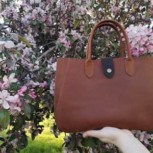 Leather Bag Pattern (templates) for Handle Bag With Round Handles. Pdf ...