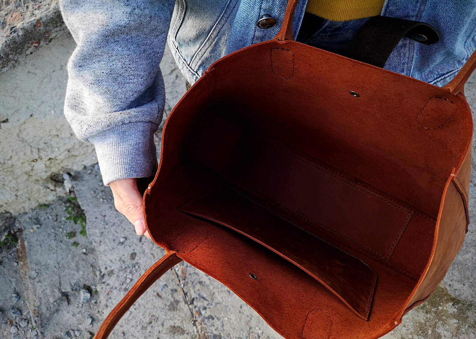Leather Bag Pattern templates for Handle Bag With Round - Etsy