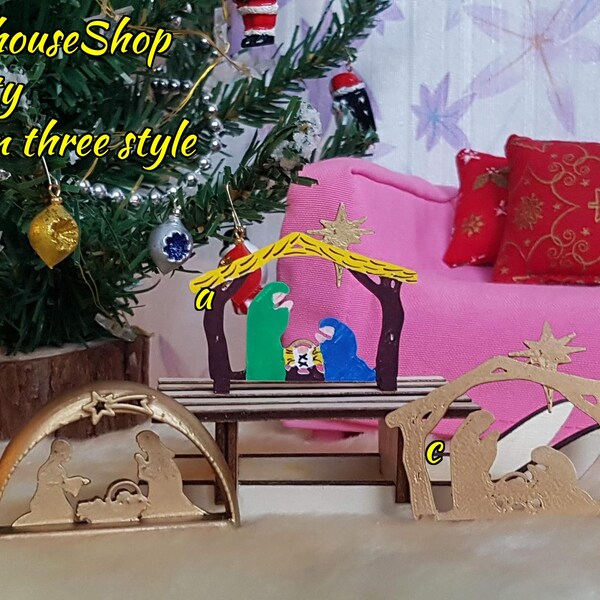 Miniature Nativity - Etsy