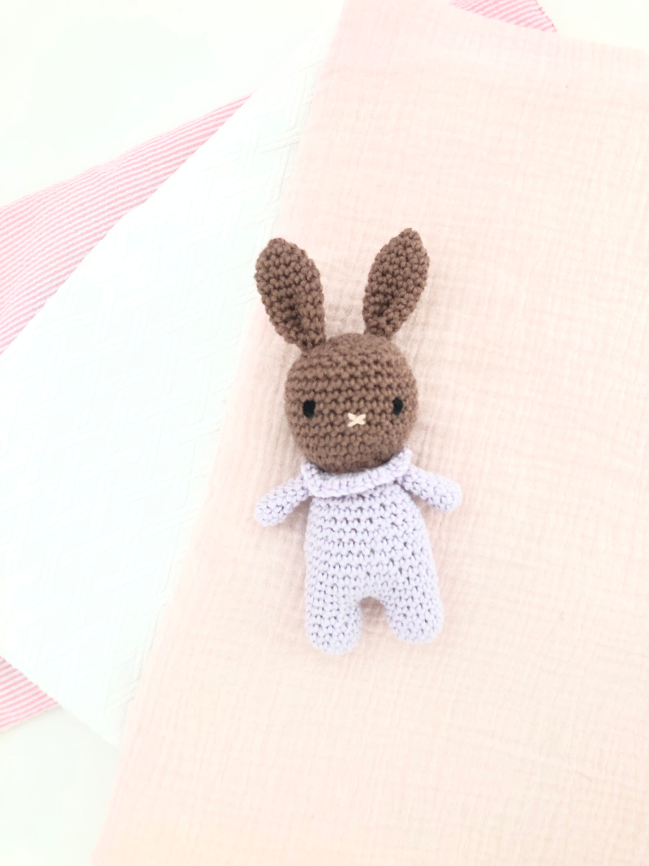 Mini Rabbit Hazel in Pajamas - Etsy