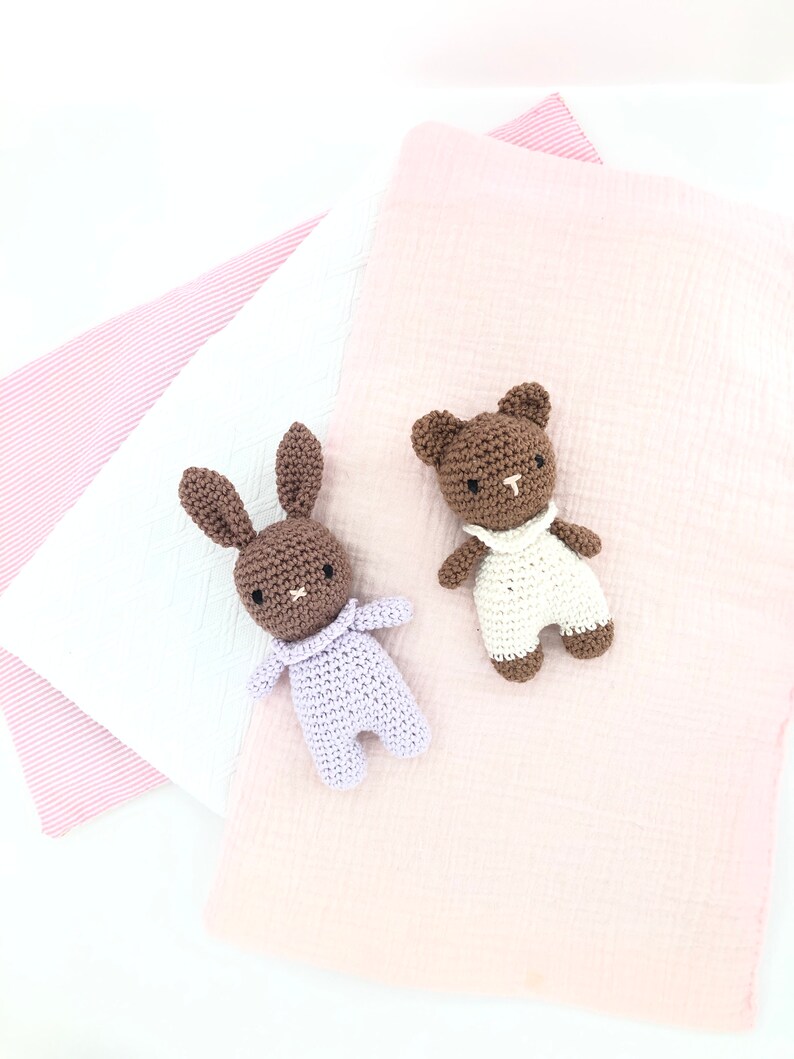 Mini Rabbit Hazel in Pajamas - Etsy