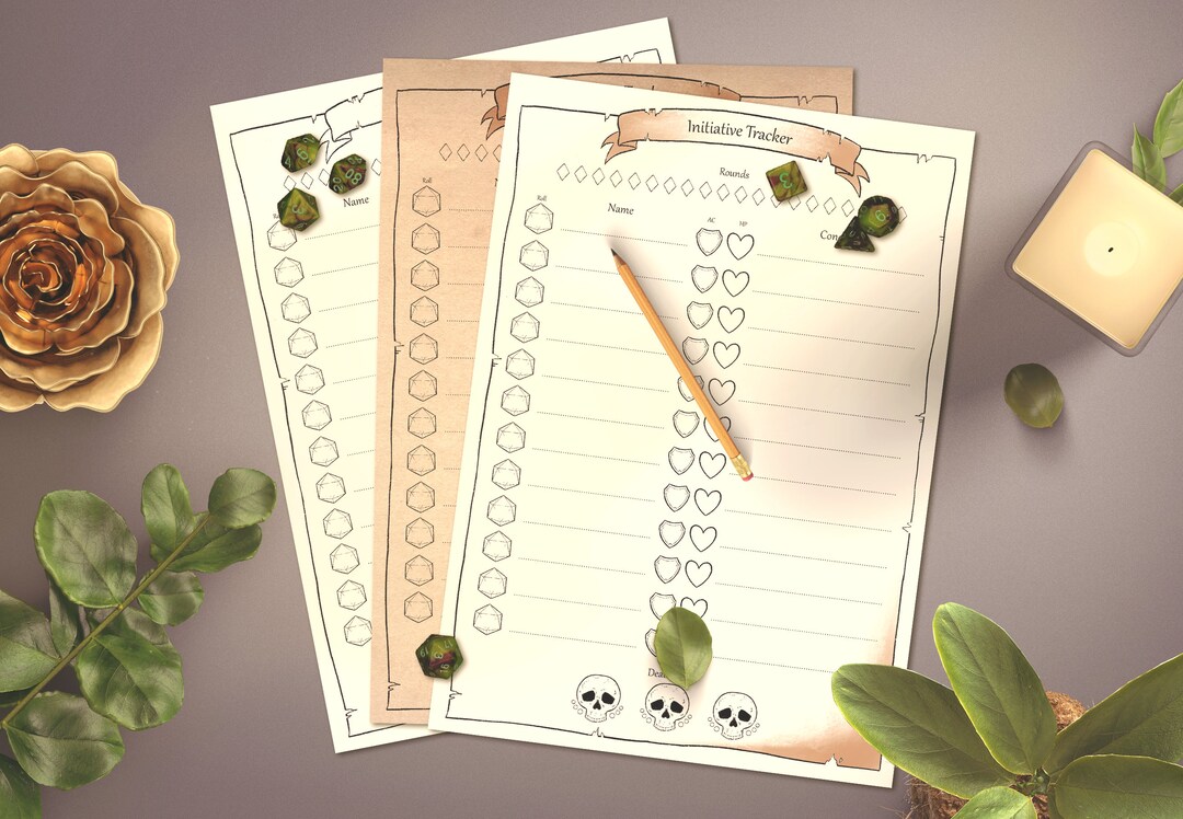 Initiative Tracker for Dungeons and Dragons - Etsy