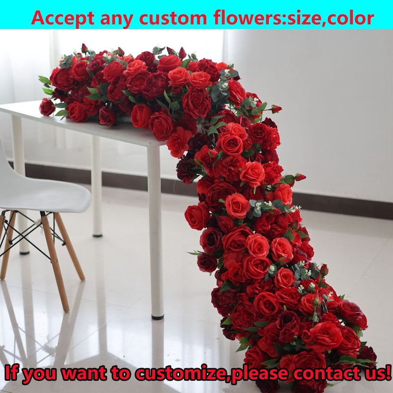 Red Rose Centerpiece - Etsy
