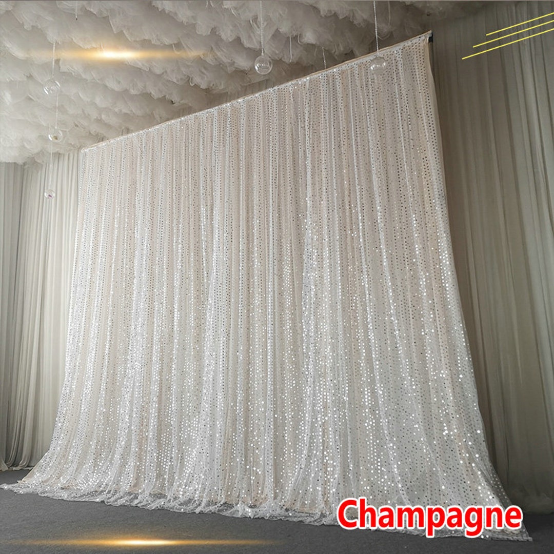 Champagne Photography Backdrop Curtain,bridal Shower Backdrop,wedding ...
