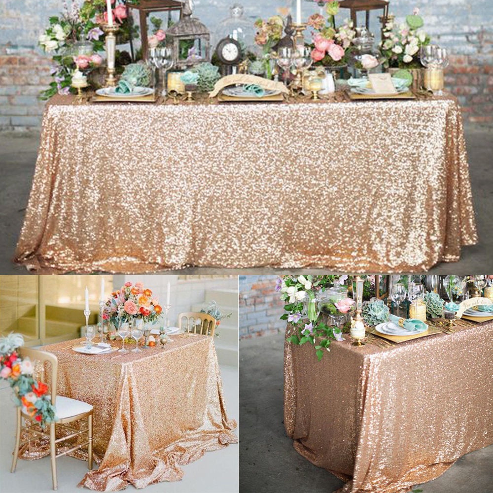 Gold rose tablecloth store