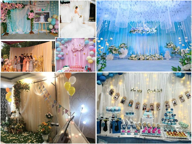 Lilac Photography Backdrop Curtainbridal Shower - Etsy