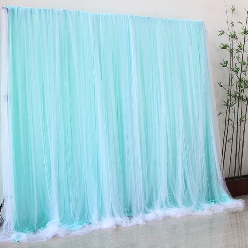 White Tulle Backdrops Curtainwedding Arrangement Birthday - Etsy