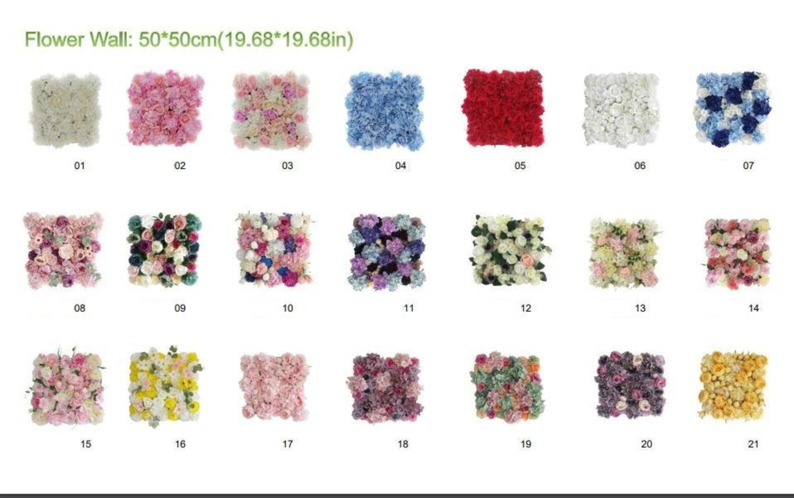 Champagne Blush Flower Wall 3D Artificial Green Plant Wall | Etsy