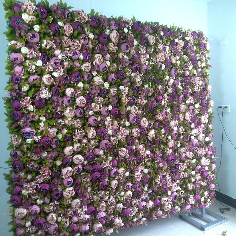 Rose Floral Wall 3-D Handmade Artificial Flower Wall for - Etsy