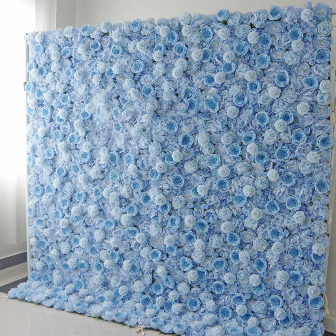 Latest Artificial Rose Flower Wall Roll up Hanging Fabric - Etsy