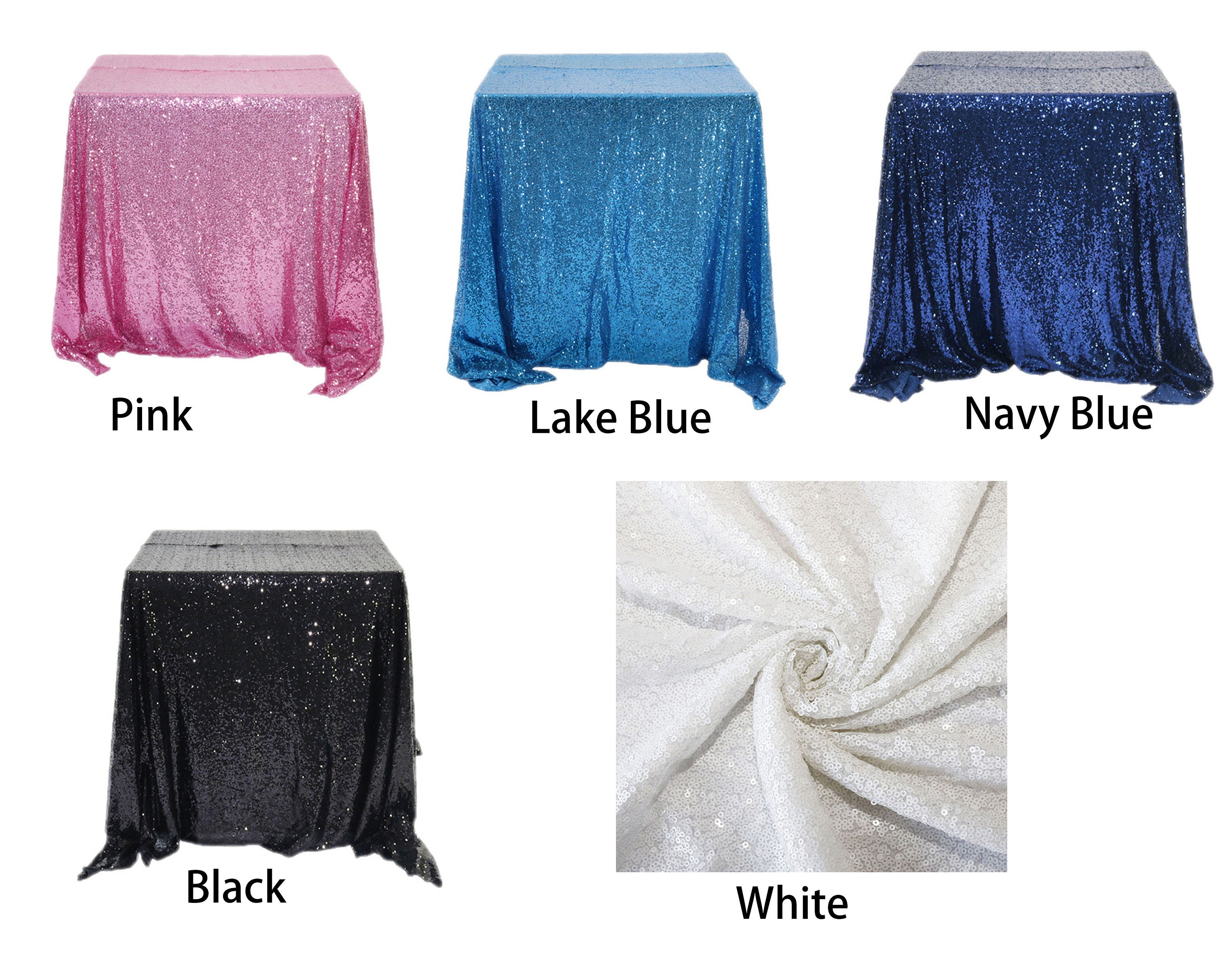 Sequin Tablecloth Glitter Round Table Cloth for Wedding Party | Etsy