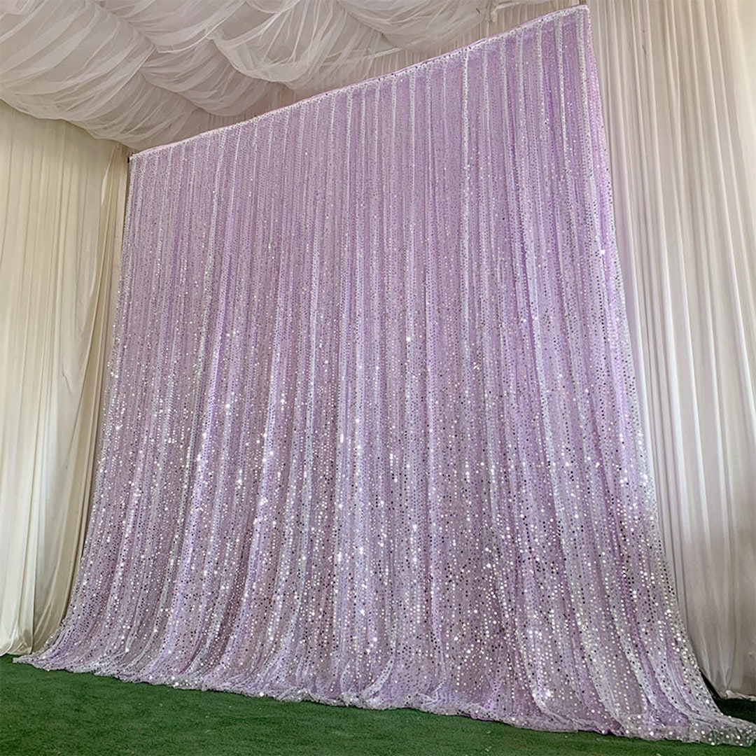 Lilac Photography Backdrop Curtain,bridal Shower Backdrop,wedding Party ...