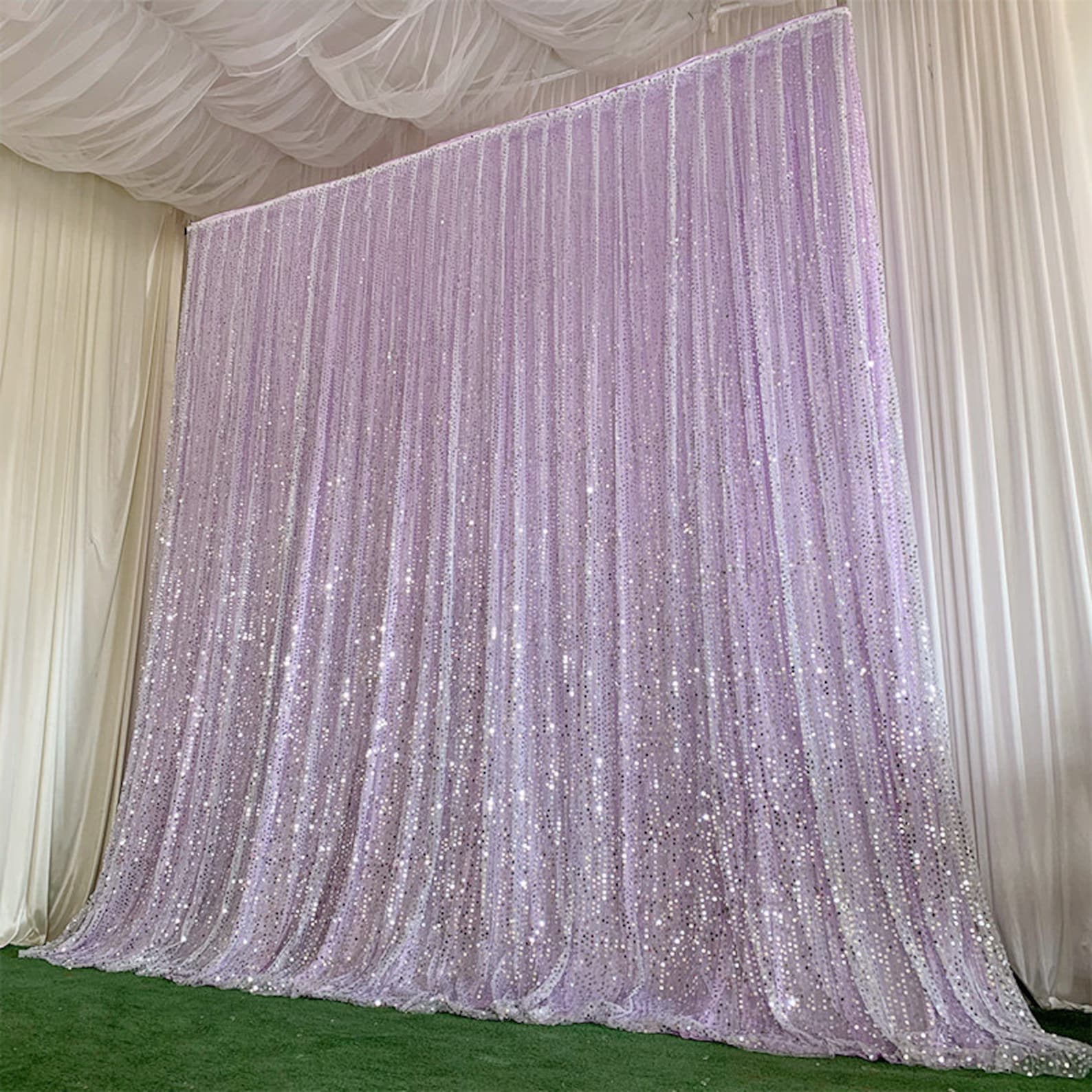 Lilac Photography Backdrop Curtainbridal Shower - Etsy