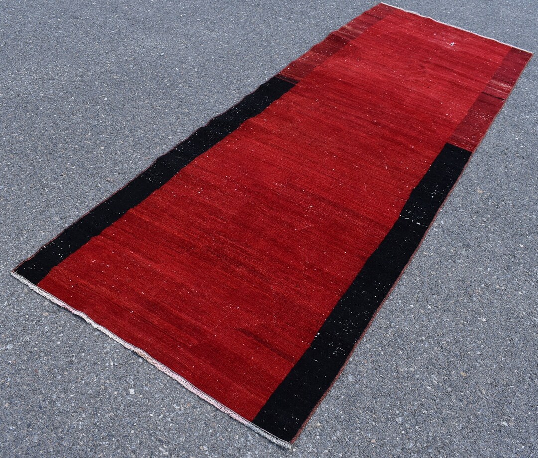 Red and Blue Rug Turkish Rug Vintage Rug Oversize Rug 3 X - Etsy