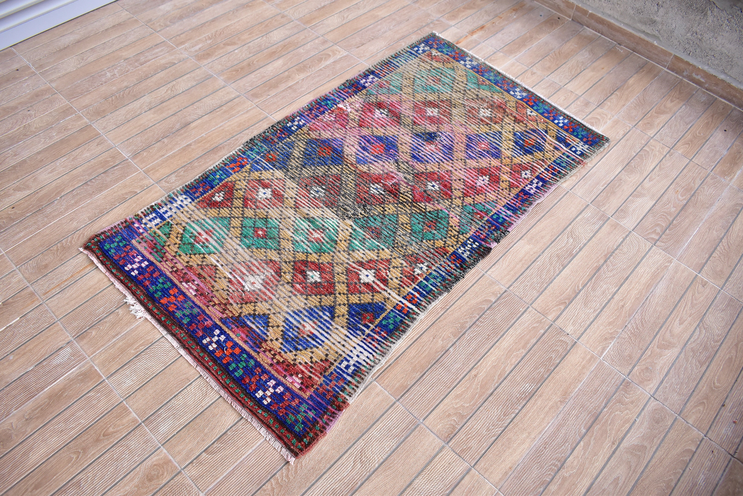 Colorful turkish rug area rug bohemian rug Free Shipping | Etsy