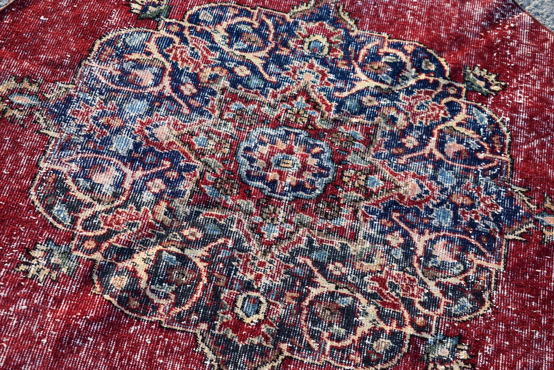 Turkish circle rug bohemain rug doormat rug oriental rug | Etsy