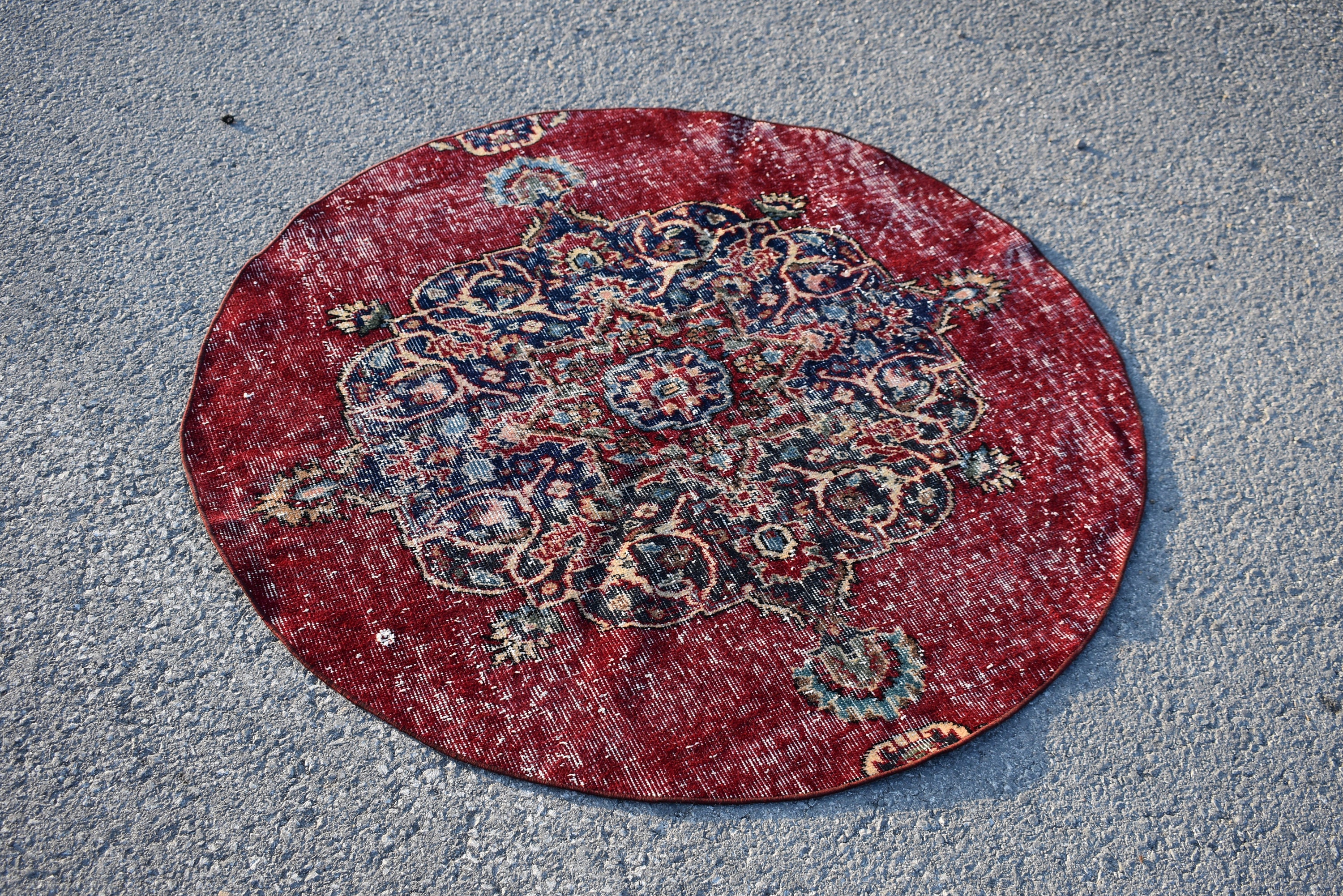 Turkish Circle Rug Bohemain Rug Doormat Rug Oriental Rug - Etsy