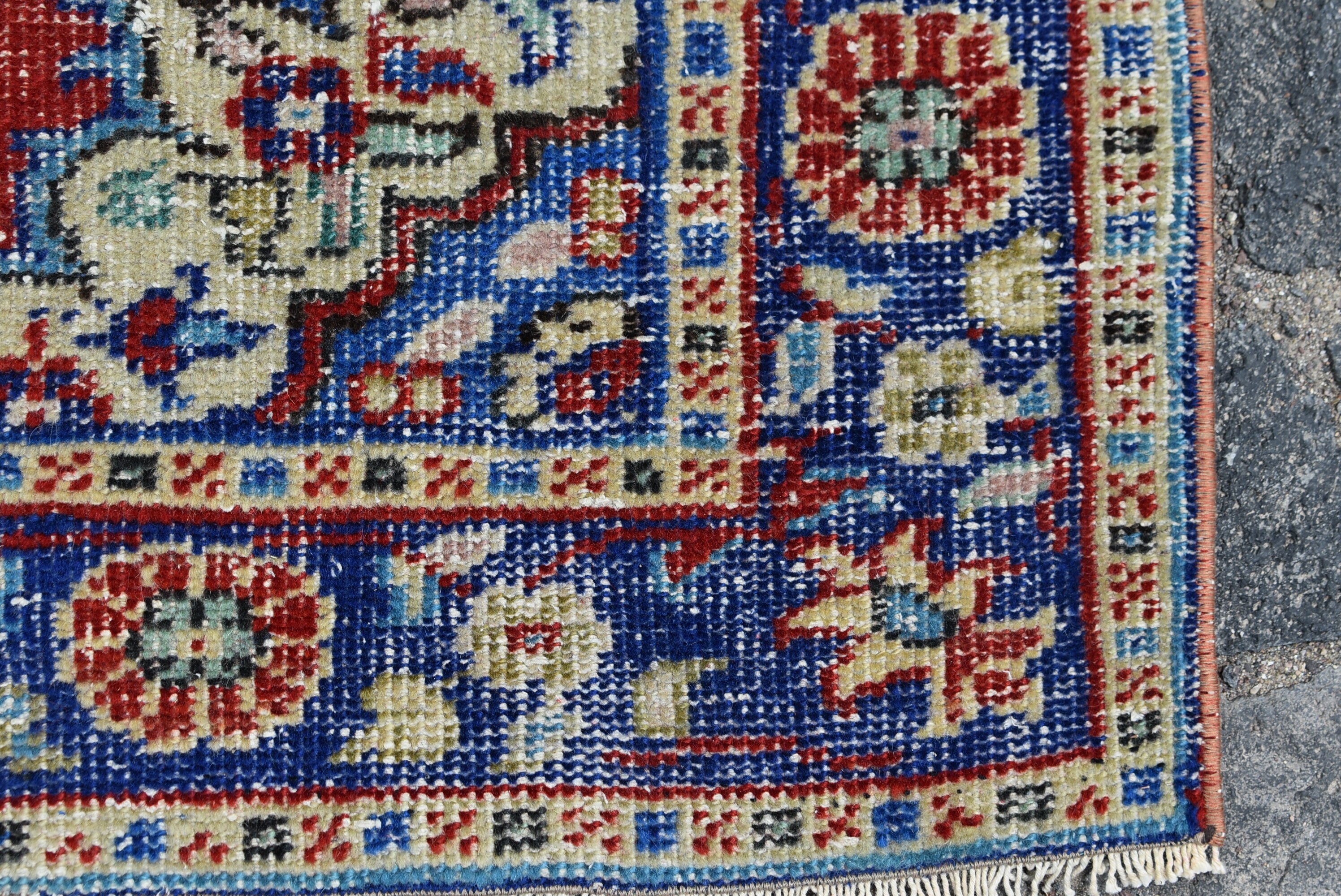 Turkish red runner rug Handmade wool rug Vintage oriental | Etsy