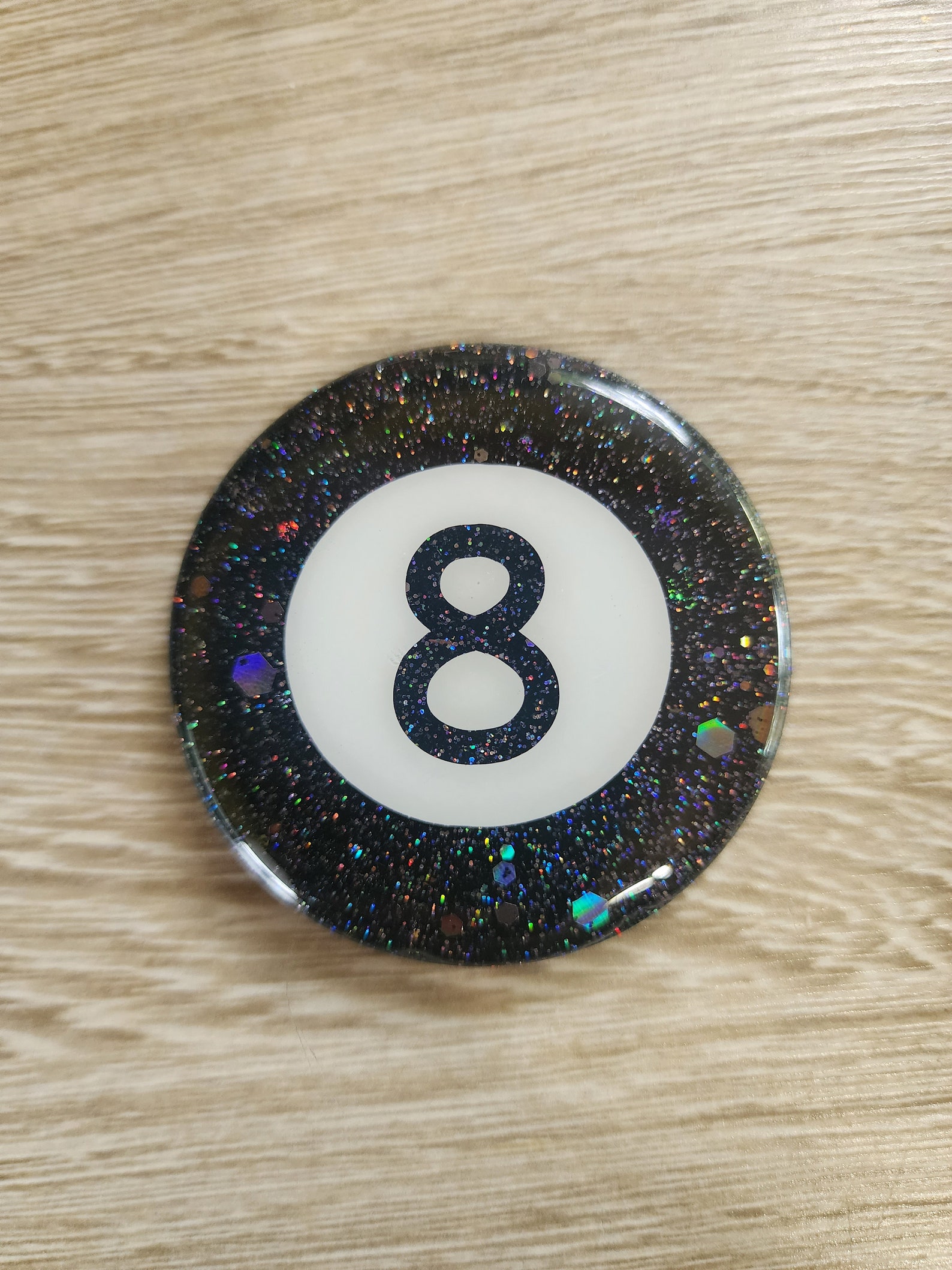 Pool / Billiards Pocket Marker, 2 Inch Shoot Like A Girl and Eight Ball ...