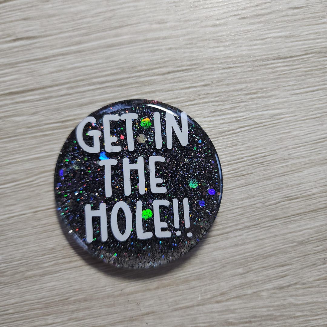 Pool / Billiards Pocket Marker, 2 Inch, Get in the Hole / Eight Ball ...