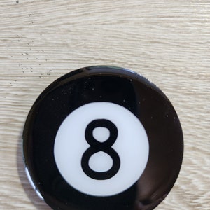 8 Ball Pool / Billiards Pocket Marker, 2 Inch Right F'ing Here, Solid ...