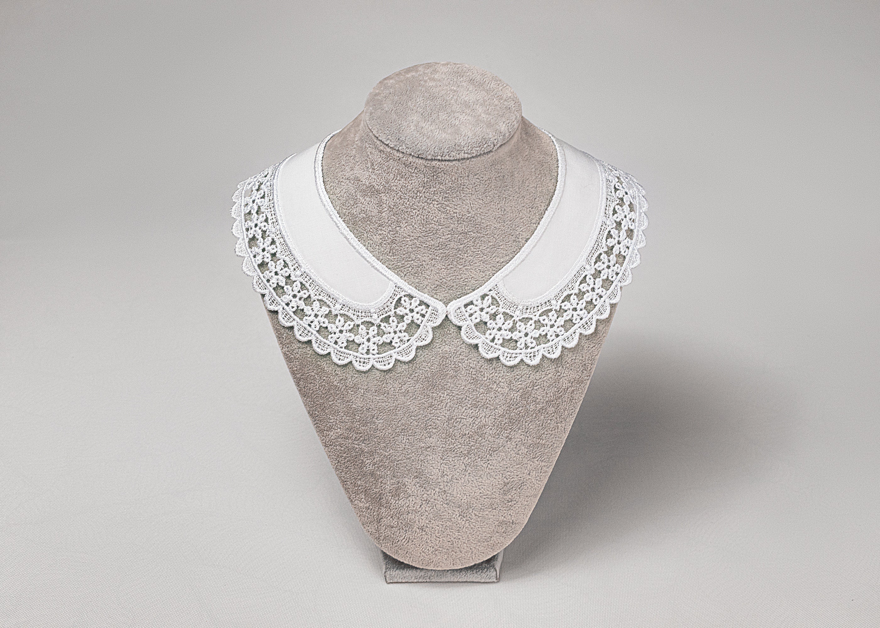 Lace collar. White collar. | Etsy Lace collar. White collar. | Etsy