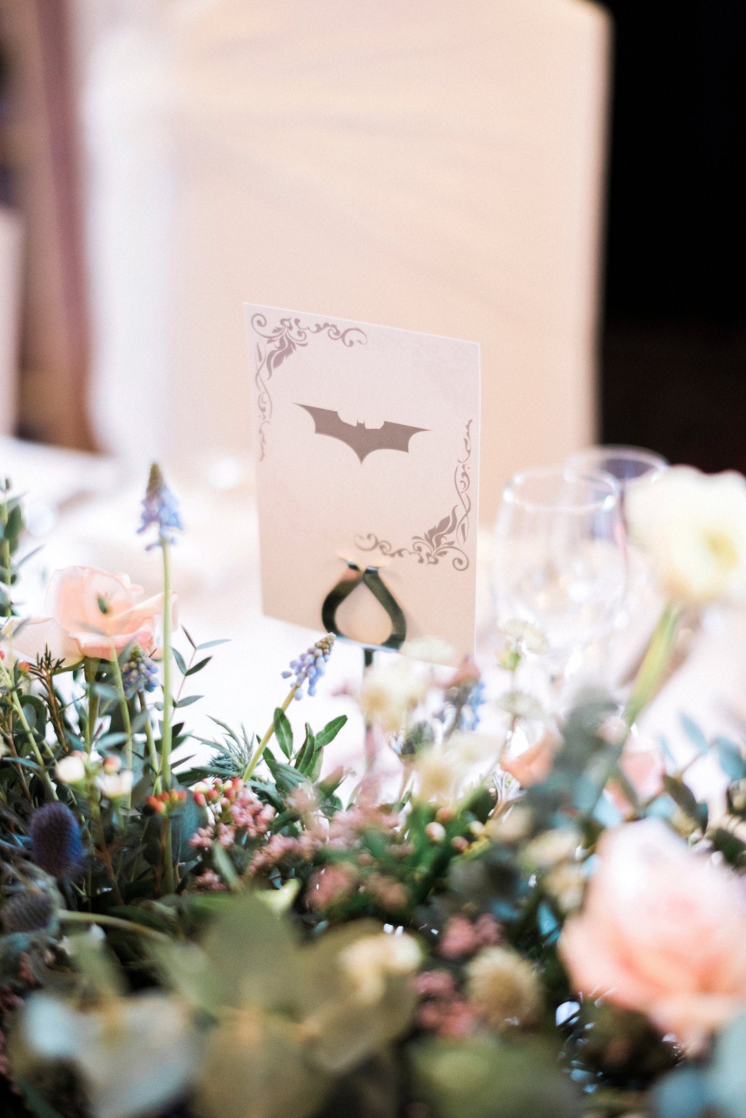 Grey Superhero Logo Table Numbers/names - Etsy