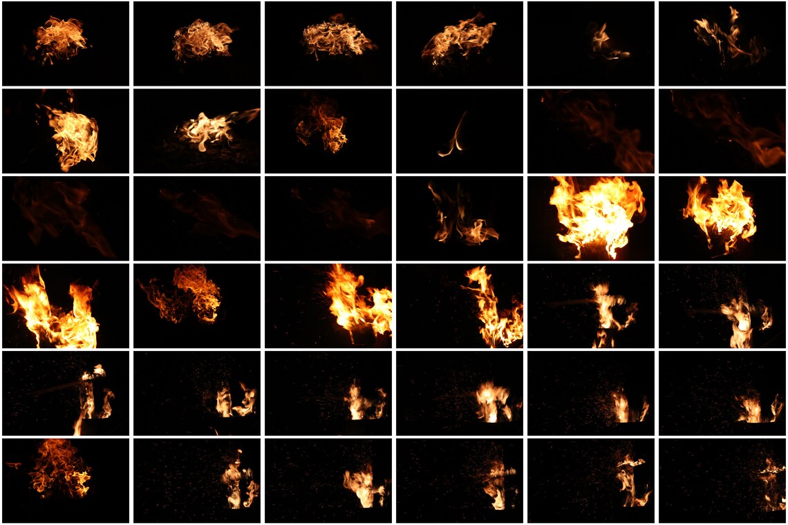 110 Fire and Spark Overlays Flame Photoshop Overlay | Etsy