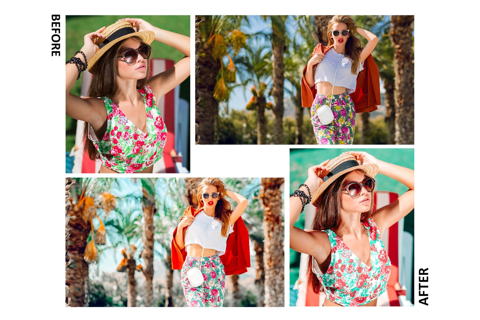 10 Flamingo Photoshop Actions and ACR Presets Vibrant Fashion - Etsy