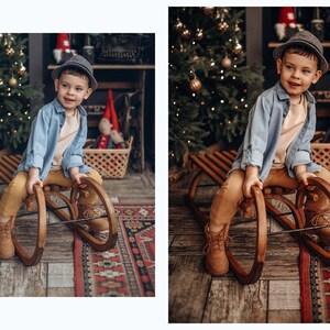 10 Gingerbread Xmas Photoshop Actions and ACR Presets, Warm Christmas ...