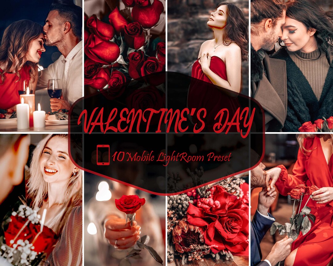 10 Mobile Lightroom Presets, Valentine's Day Preset, Instagram Filter ...